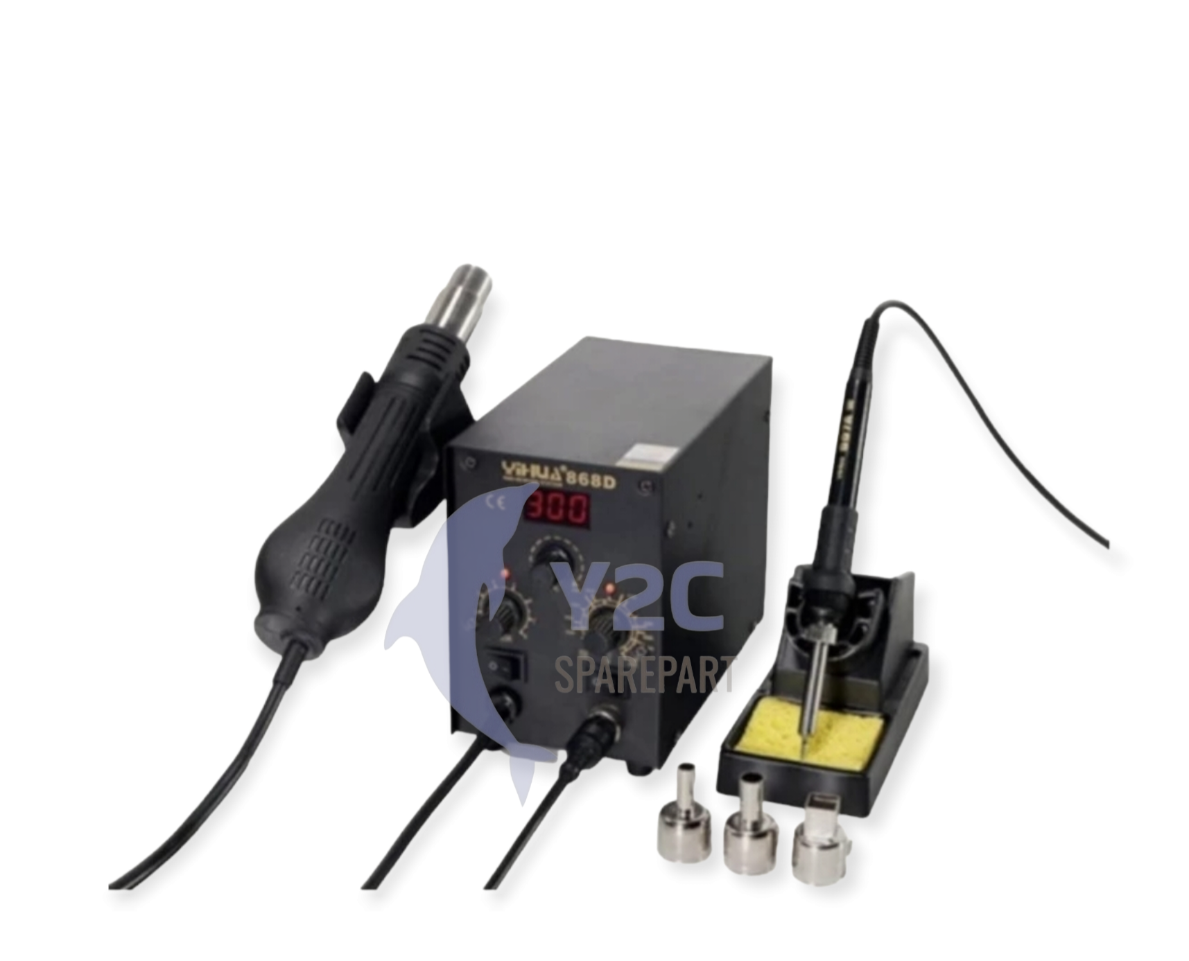 BLOWER / SOLDER UAP YIHUA 868D 2IN1 + SOLDER ORIGINAL / ALAT SERVIS ...