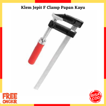 [BISA COD] Klem Jepit F Clamp Papan Kayu - Penjepit F - Clamp Penjepit ...