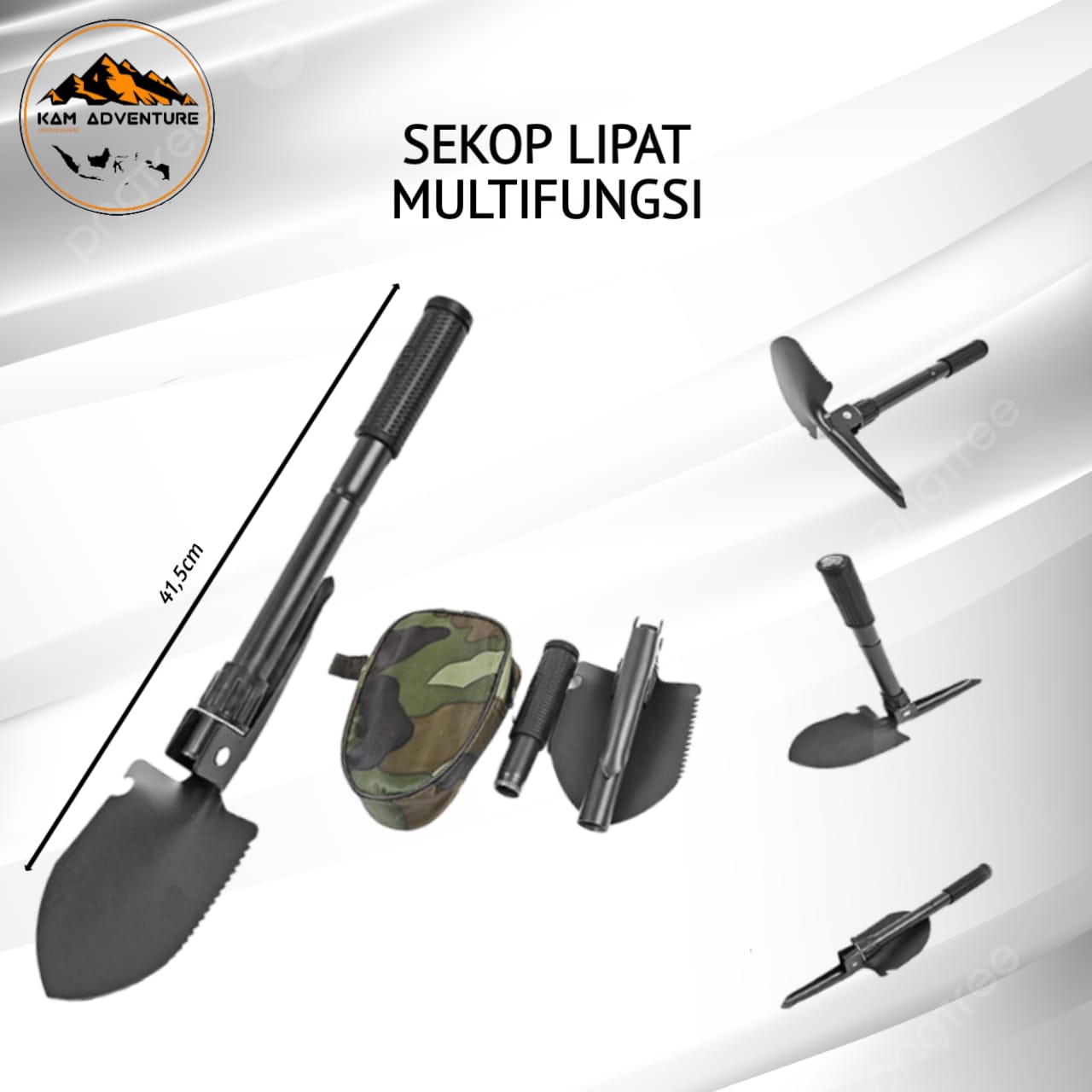 Sekop lipat outdoor - sekop lipat multifungsi - sekop profesional ...