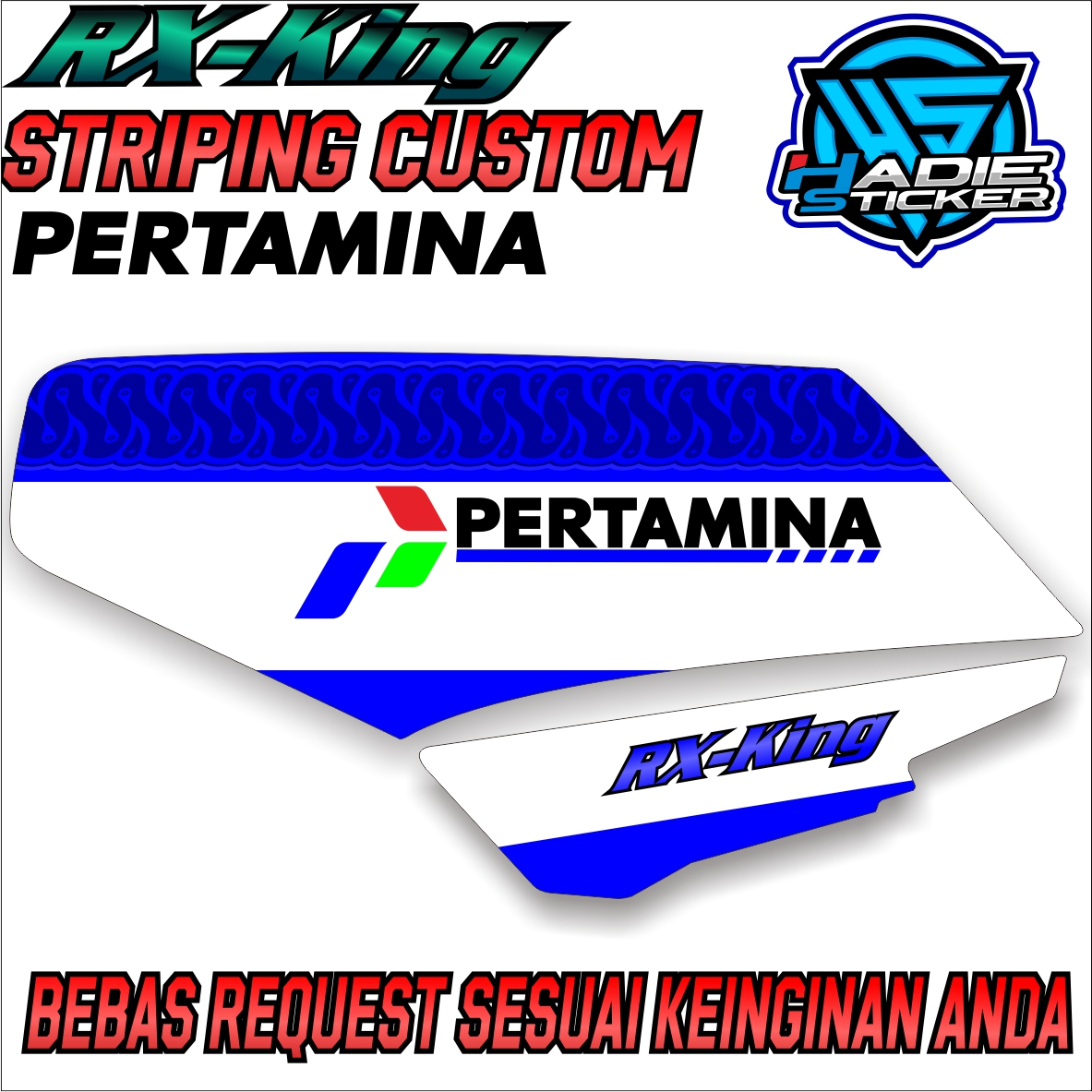 Striping RX-KING PERTAMINA CUSTOM | Lazada Indonesia