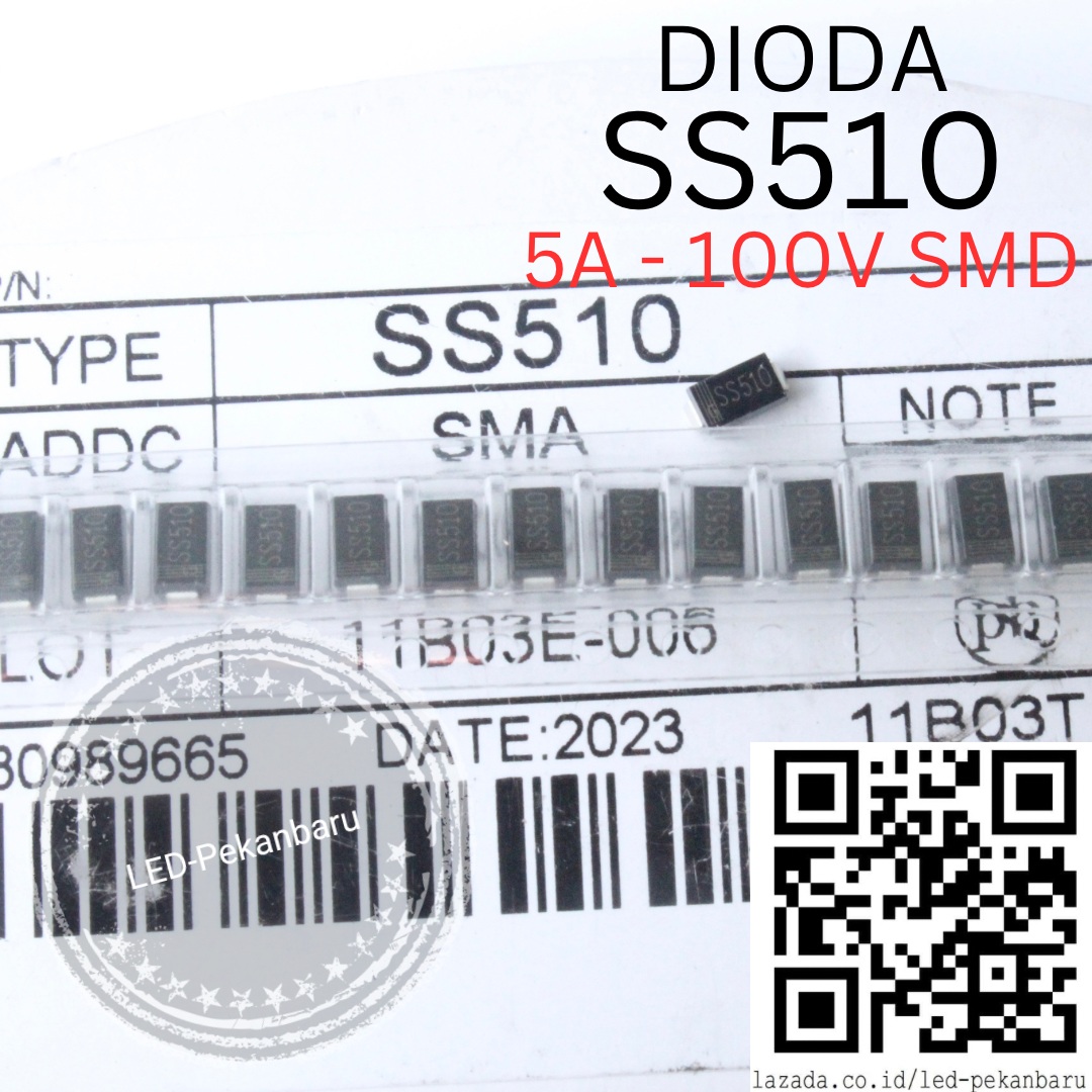 DIODA SS510 SS 510 SMD SR5100 5A 100V SCHOTTKY BARRIER RECTIFIERS ...