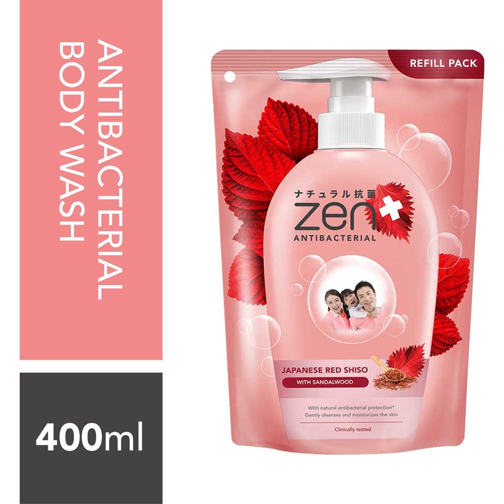 Zen Anti Bacterial Body Wash Shiso & Sea Salt 400mL | Lazada Indonesia