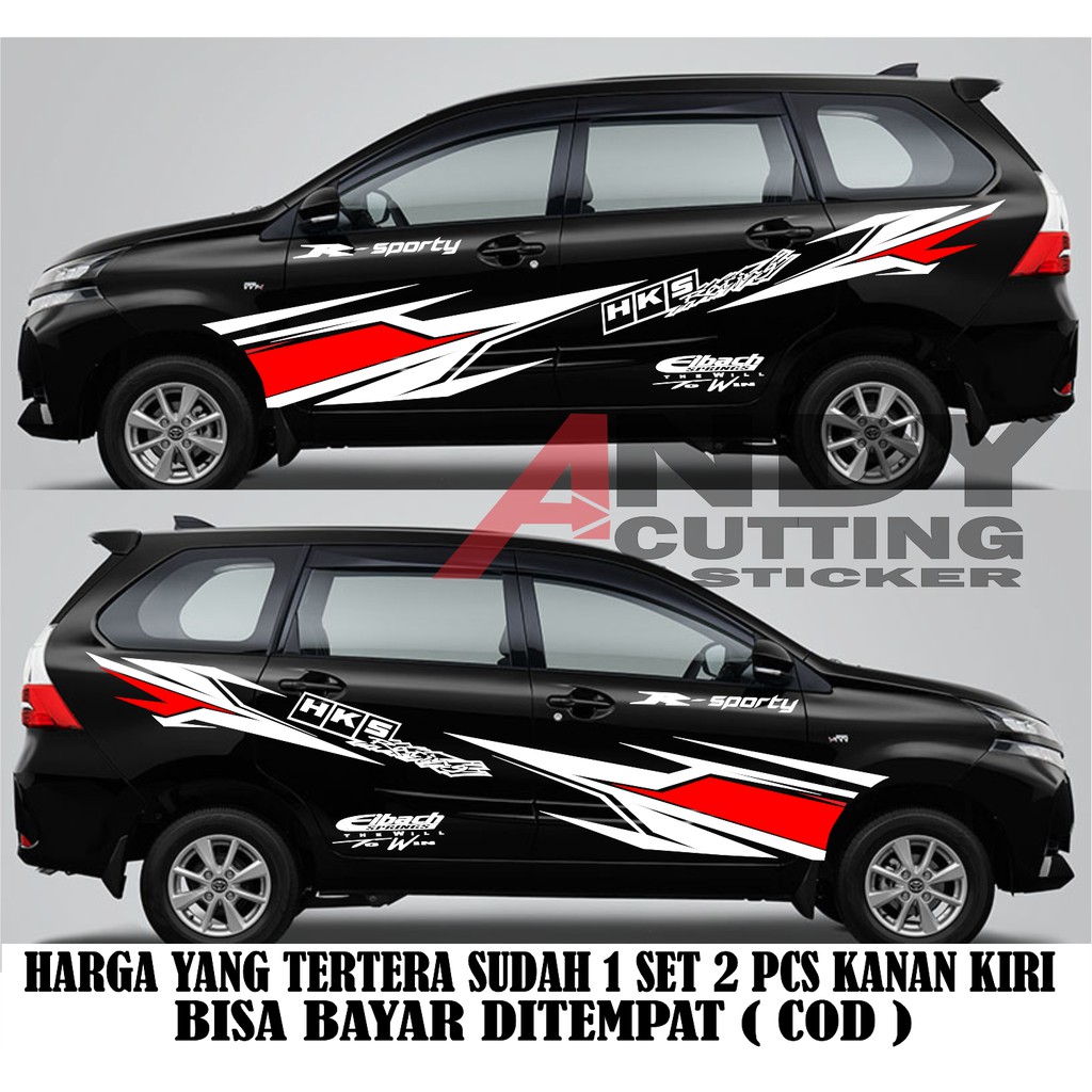 Stiker mobil toyota avanza sticker full body avanza xenia sigra calya ...