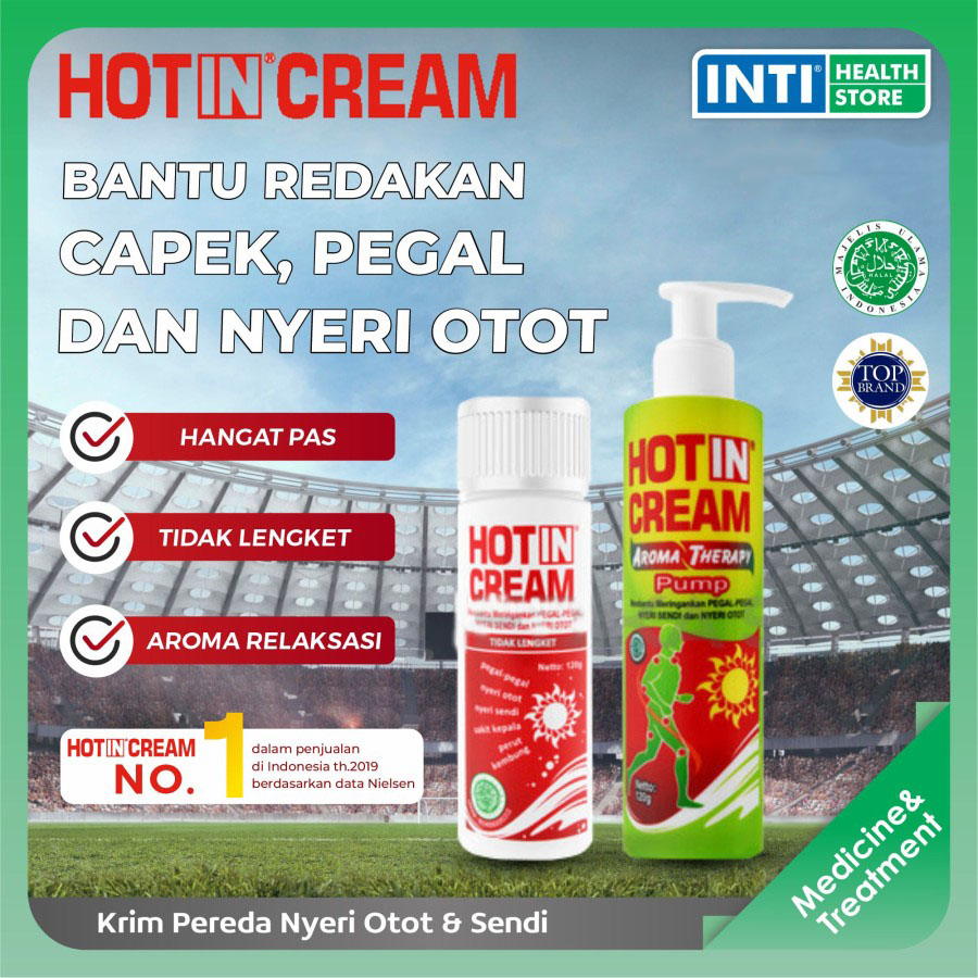 HOT IN CREAM | Krim Pereda Nyeri Sendi Otot | Hot In Cream Botol 120g ...