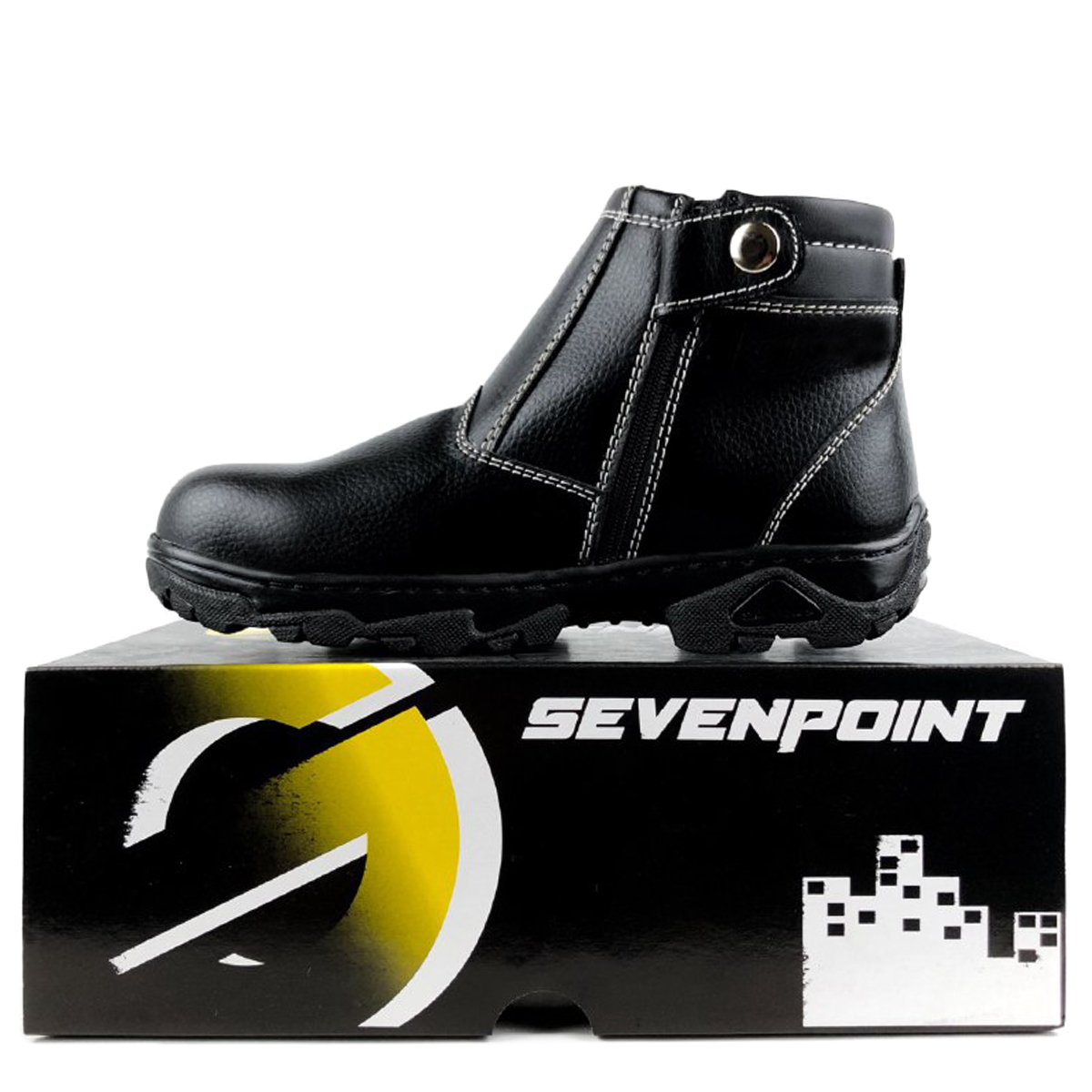 Sepatu Safety Boots Slop Pria Original Septy Slip On Boot Kerja ...