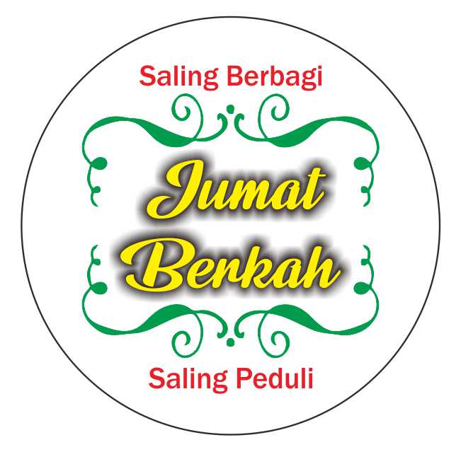 Stiker Jumat Berkah Model 8 . Rp.150/pcs. ukuran 5x5 cm . Minimal Order ...