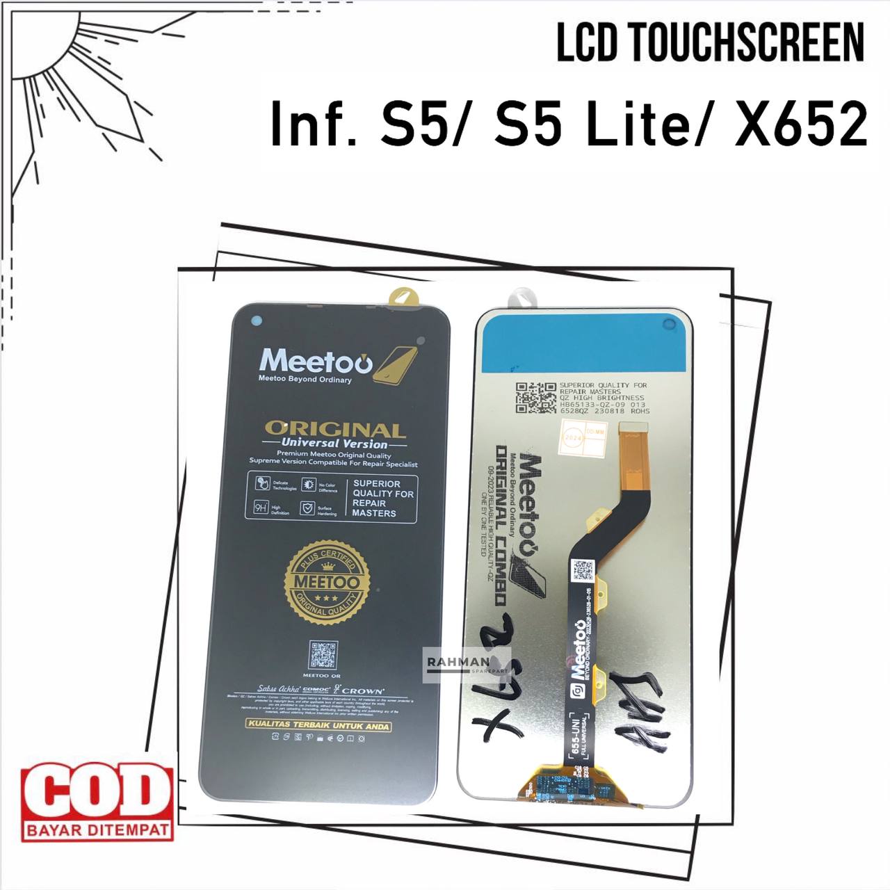 LCD TOUCHSCREEN INFINIX S5 / S5 LITE / X652 / X652A FULLSET | Lazada ...