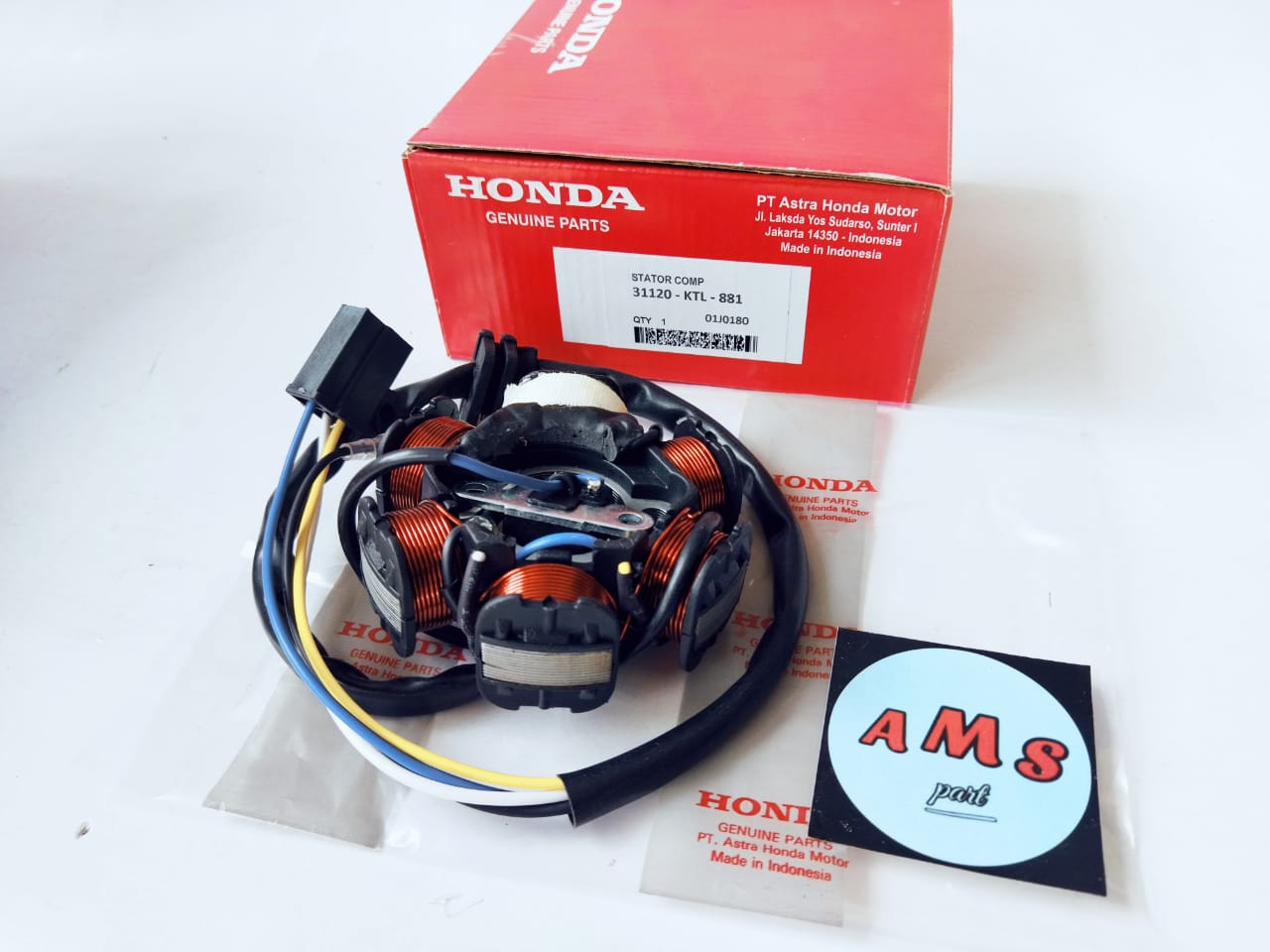SPULL STATOR SPUL ASSY HONDA REVO 100 SUPRA FIT NEW OLD LAGENDA SUPRA FIT LAMA KODE PART KTL ...