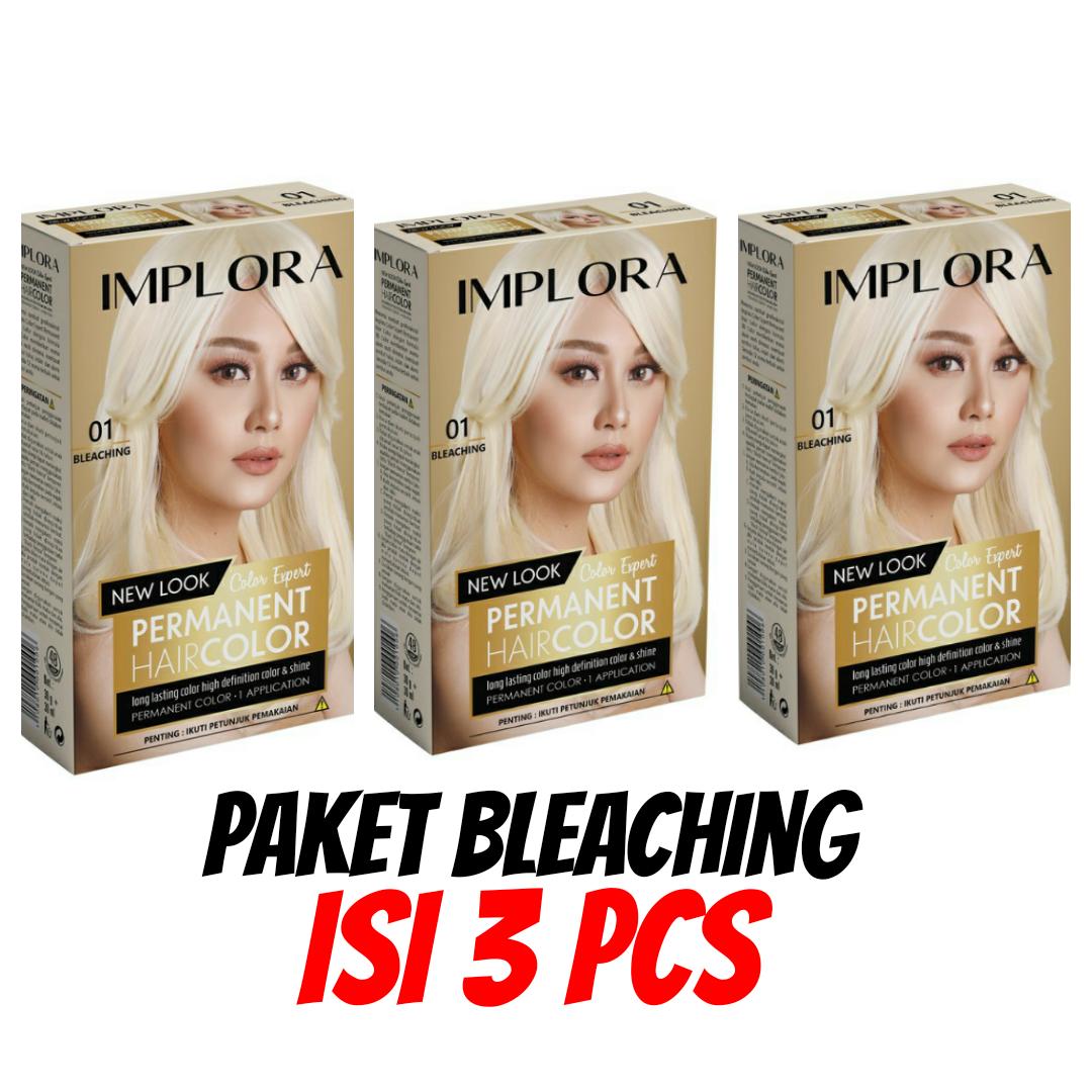 Implora Hair Color Bleaching Paket Isi 3 pcs | Lazada Indonesia