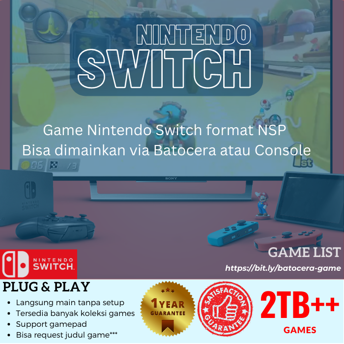Flashdisk Game Nintendo Switch NSP | Console Switch | Batocera Game ...