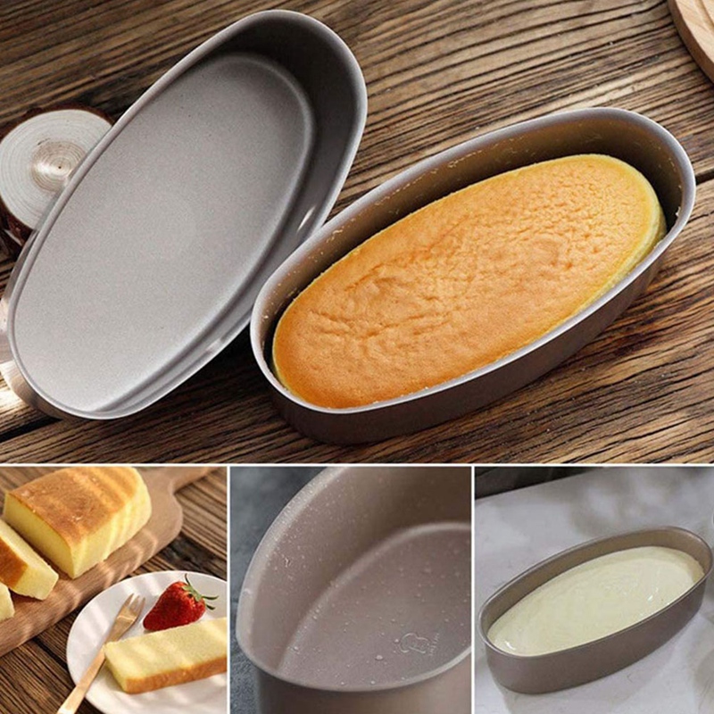 Oval Shape Nonstick Baking Tray Bread Loaf Cake Pan Mold Cheese Cake ...