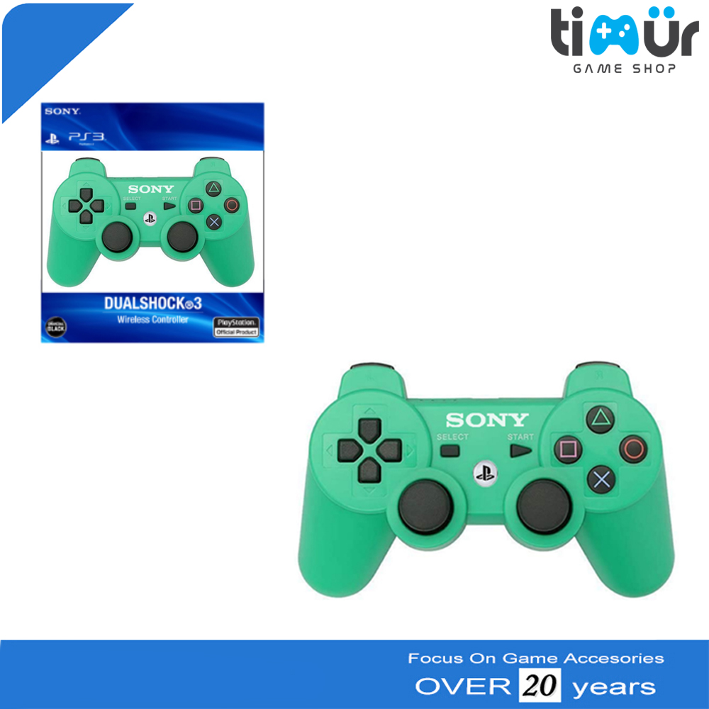 Stik Stick Controller PS3 Wireless Original Ori Pabrik Warna Hijau ...