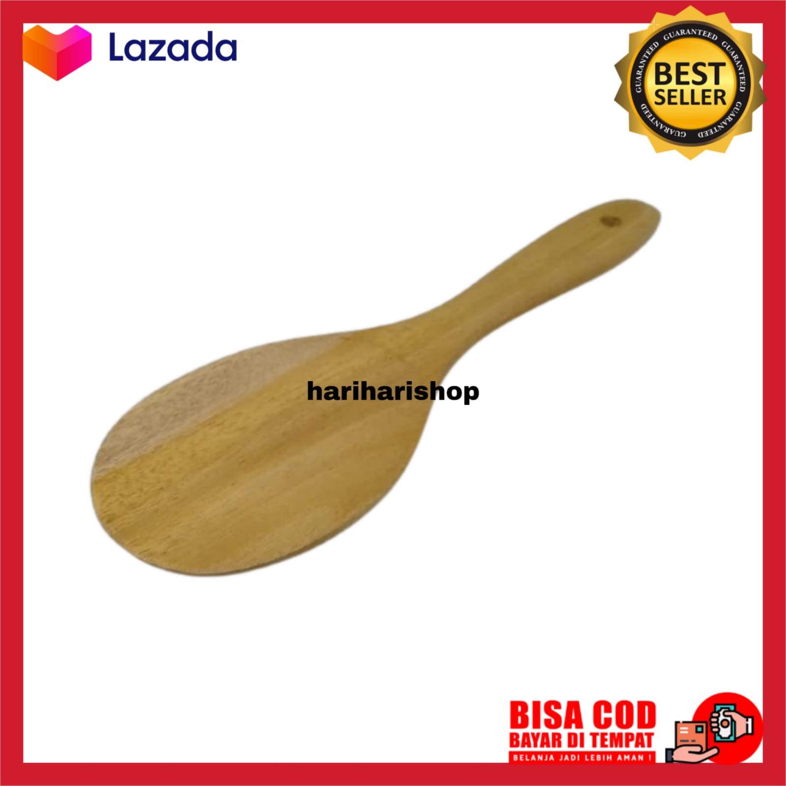 Centong / Sendok Nasi Kayu ukuran Jumbo / Centong kayu media lukis ...