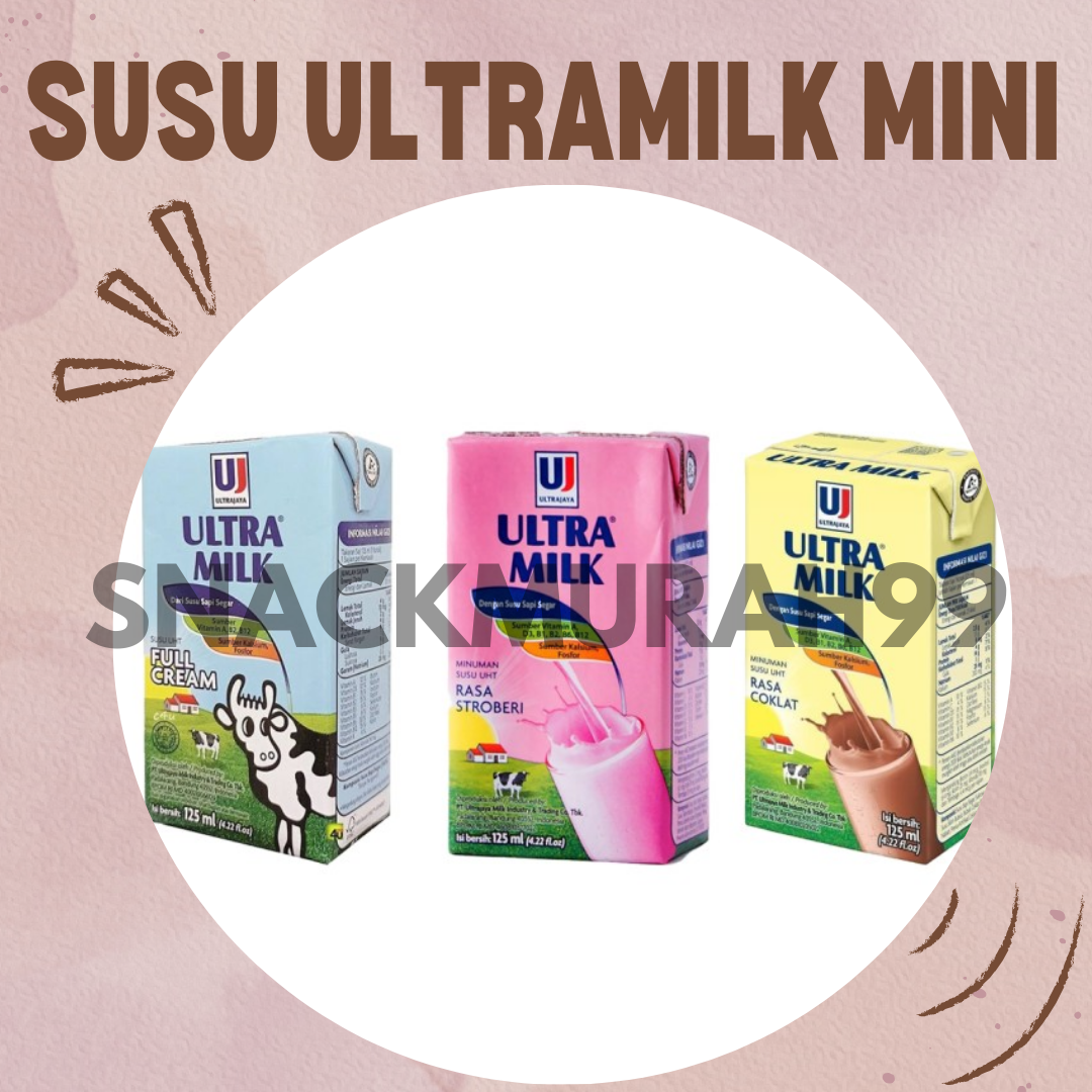 Ultramilk Susu UHT Mini 125 ml All Varian | Lazada Indonesia