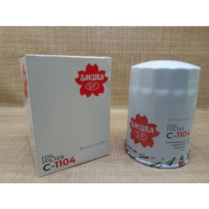 Filter Oli Oil Filter Toyota Sakura C-1104 Kijang Kapsul Diesel Hiace ...