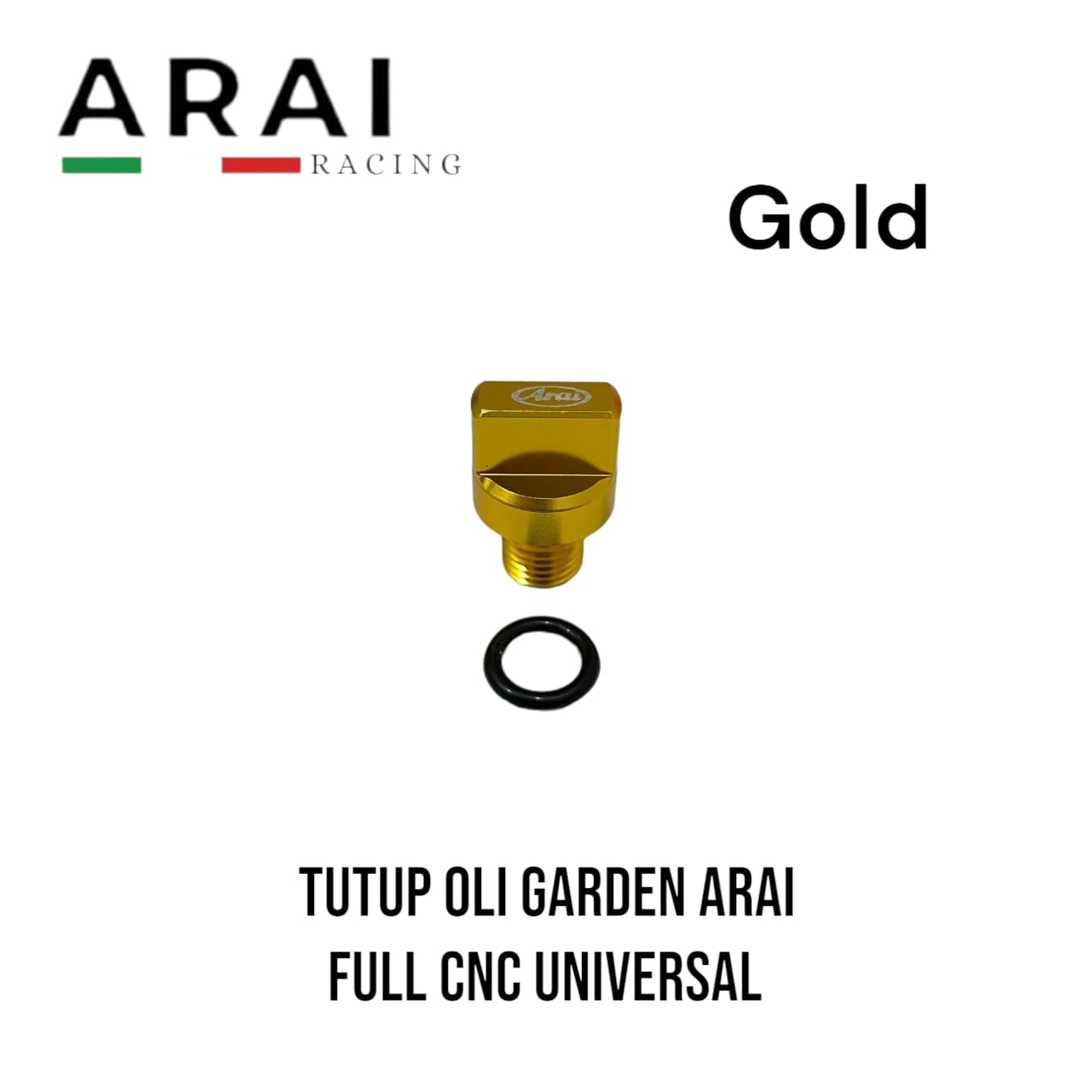 Baut Tutup Oli Garden Full CNC ARAI Engine Oil Cap CNC Universal LR55 ...