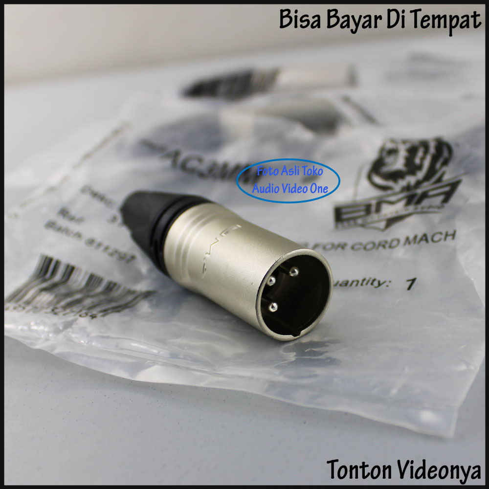 Jack Canon Male BMA AC3MM Konektor Audio Jek XLR Jak Cannon Original ...