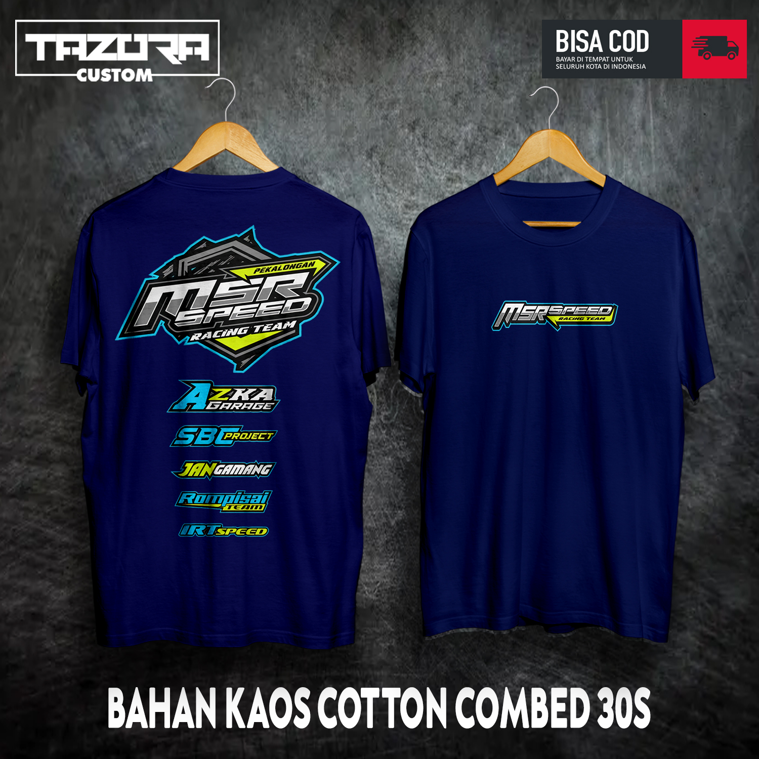 KAOS RACING MSR SPEED MERCHANDISE| KAOS REQUEST NOMOR DAN NAMA RACING PILOTER | KAOS RACING ...