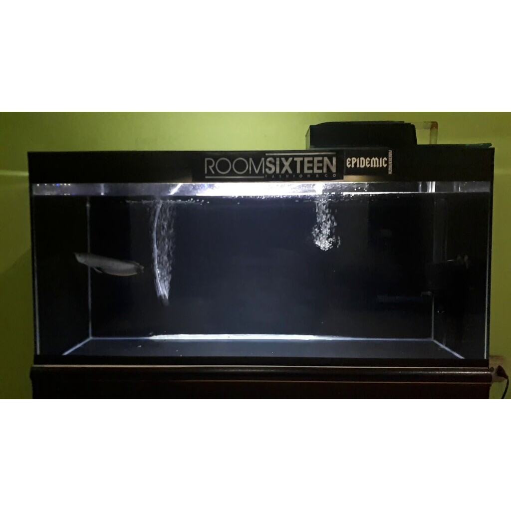 stiker background akuarium scotlite warna hitam doff | Lazada Indonesia