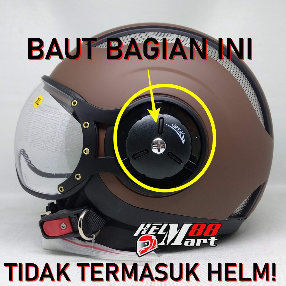 Baut Zeus 218 Ear Cover Zeus ZS218 Kuncian Zeus ZS-218 Sparepart Helm ...