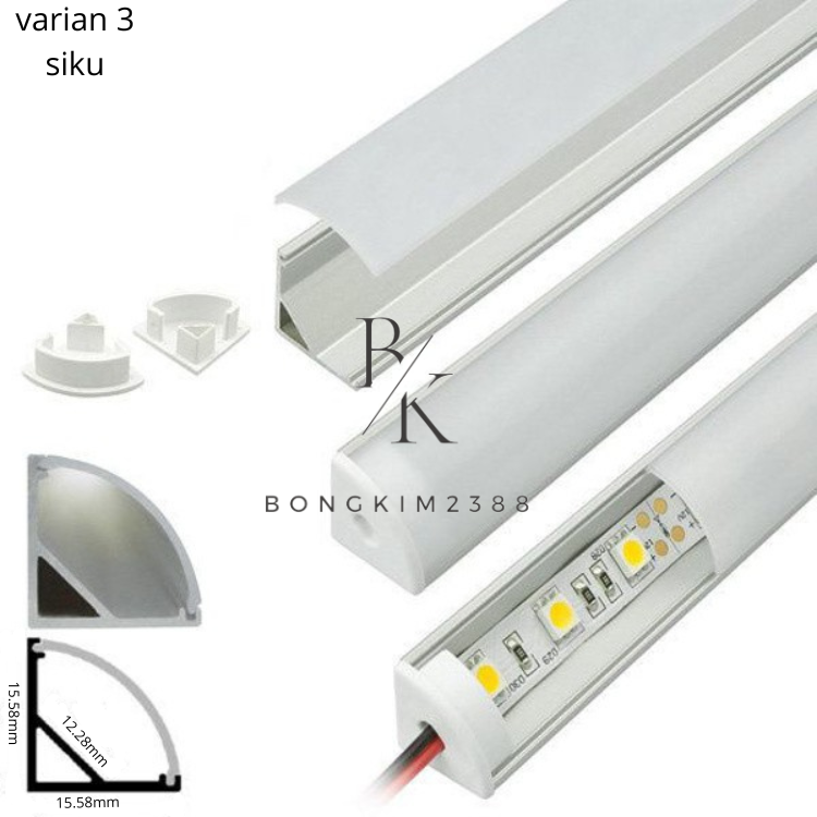 Housing LED Strip Aluminium tipe siku / L | Lazada Indonesia