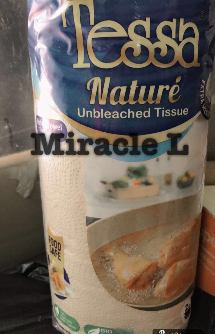 Tissue Tessa Nature Unbleached Single Roll - Serap Minyak | Lazada ...