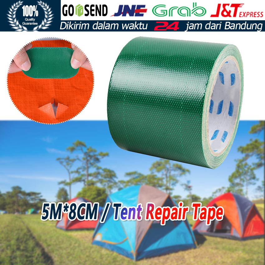 8CM*5M Lakban Terpal Atap Tenda Lakban Tarpaulin Waterproof Lem Repair ...