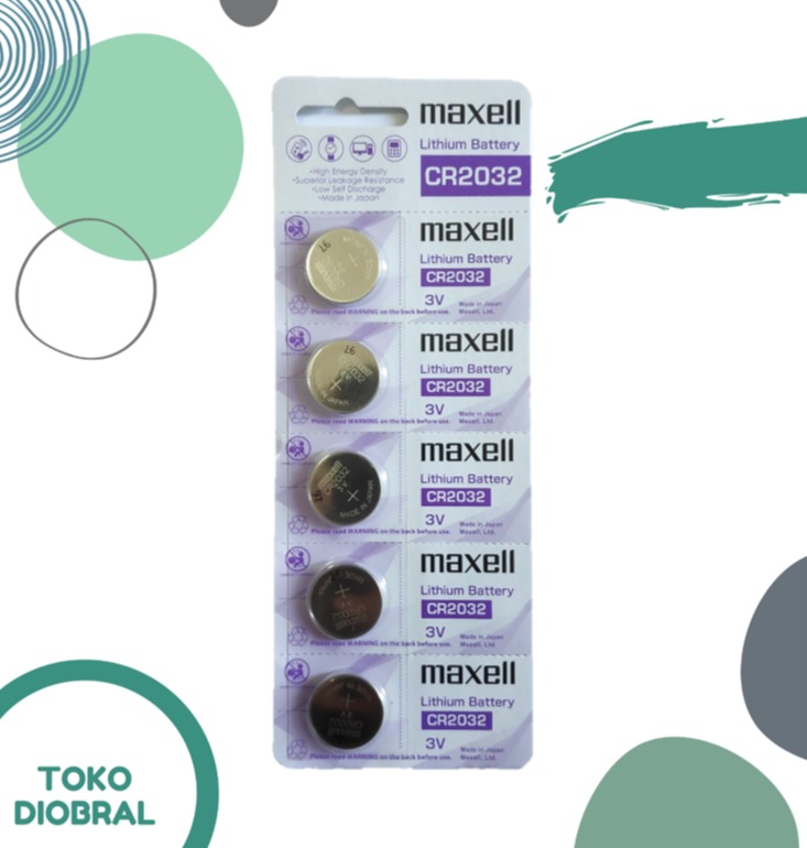 Baterai Maxell CR 2032 / Lithium Battery 3V CR2032 | Lazada Indonesia