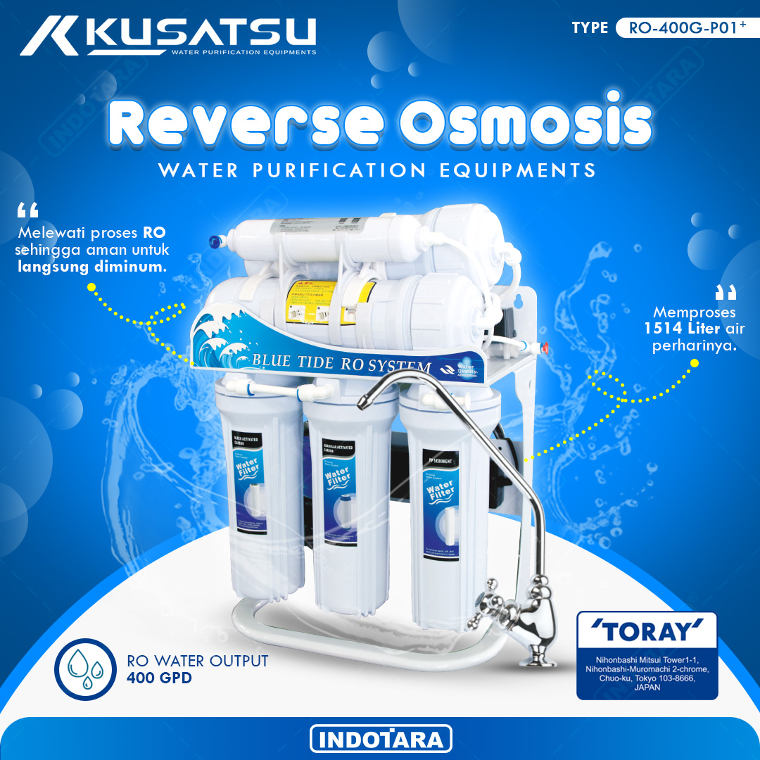 Reverse Osmosis System-Kusatsu RO-400G-P01+ With Auto Flush | Lazada ...