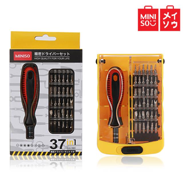 Miniso Screwdriver Kit Obeng Set 37 in 1 | Lazada Indonesia