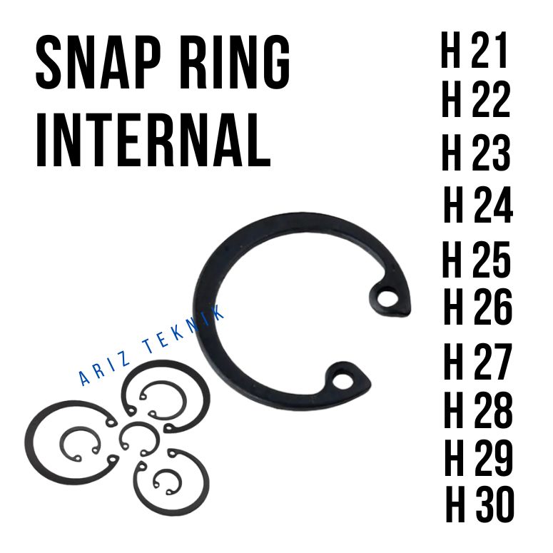 Snap Ring Internal Circlip Retaining Klip Pengunci Type H Tersedia H21 - H30 | Lazada Indonesia