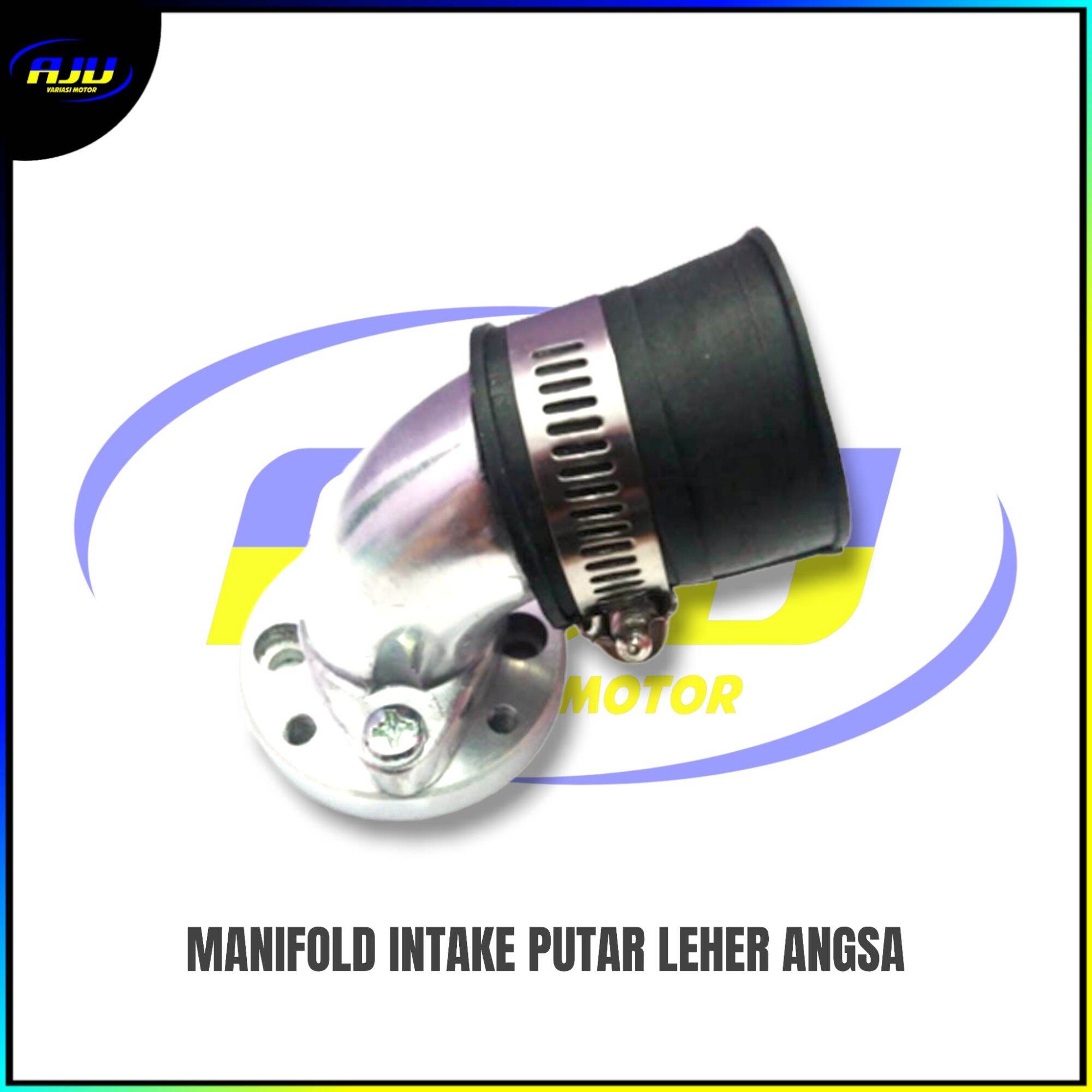 Manipol manifold manipul intake intek leher angsa putar miring karbu bebek rx king matic PE 24 ...