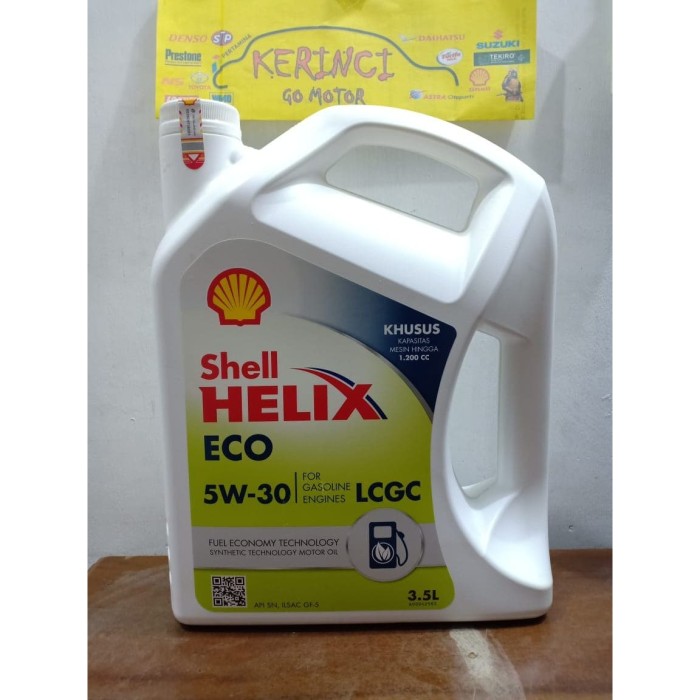 OLI SHELL HELIX ECO 5W-30 4L GALON - OLI SHELL ECO 5W-30 | Lazada Indonesia