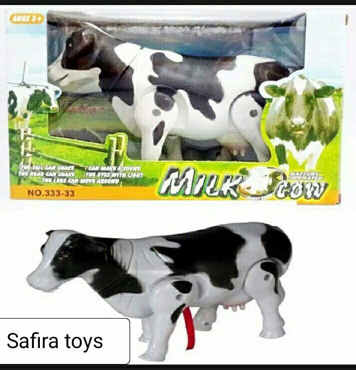 Mainan Anak Edukasi Robot Sapi Binatang Sapi Hewan Ternak Sapi | Lazada ...