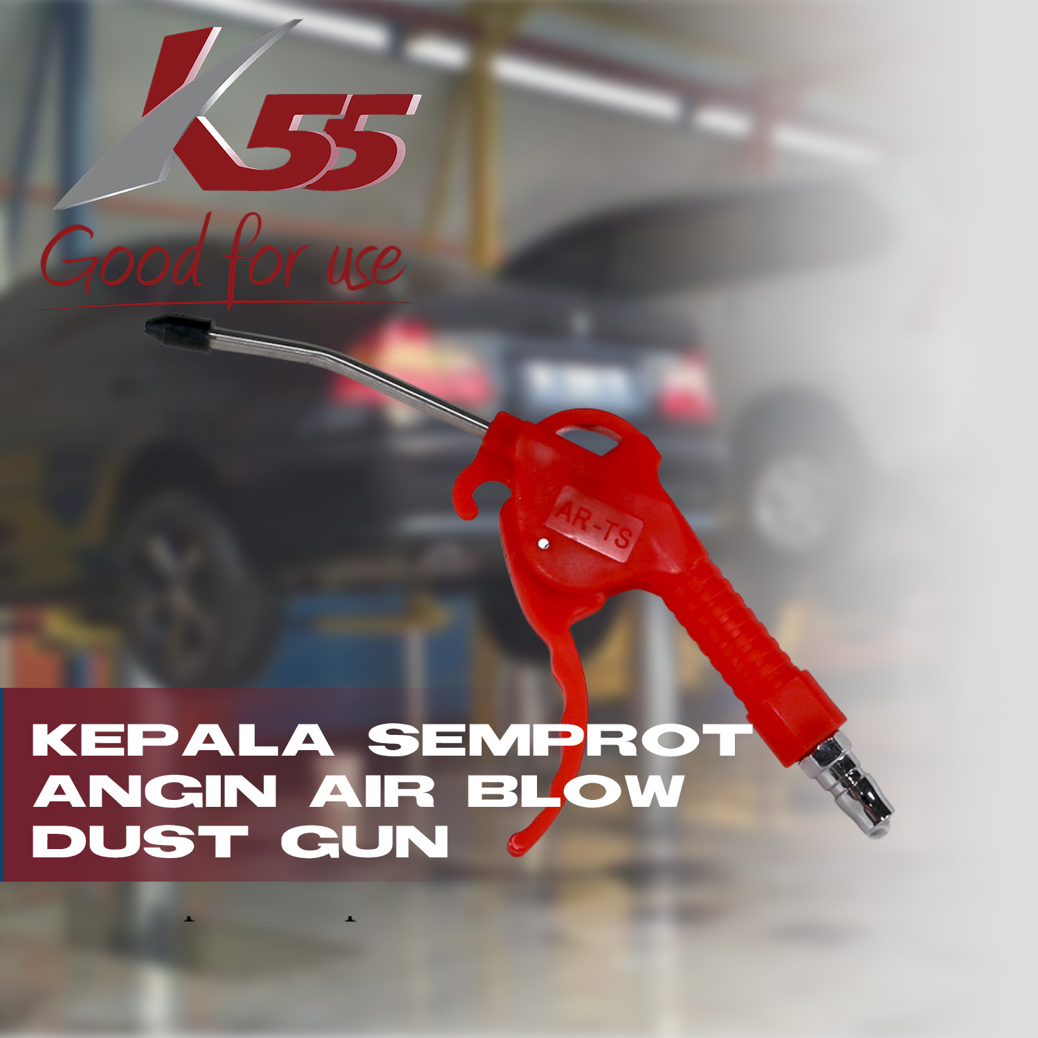 K55 Semprot Angin Debu Kotoran Pembersih Mesin Motor Mobil Kendaraan ...