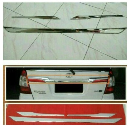 Garnish List Trunklid Pintu Bagasi Grand Innova 2014 2015 | Lazada ...