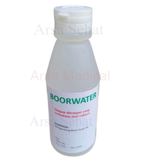 CUCI MATA/ BOORWATER 100 Ml /BOOR WATER / CUCI MATA STERIL/ KOMPRES ...