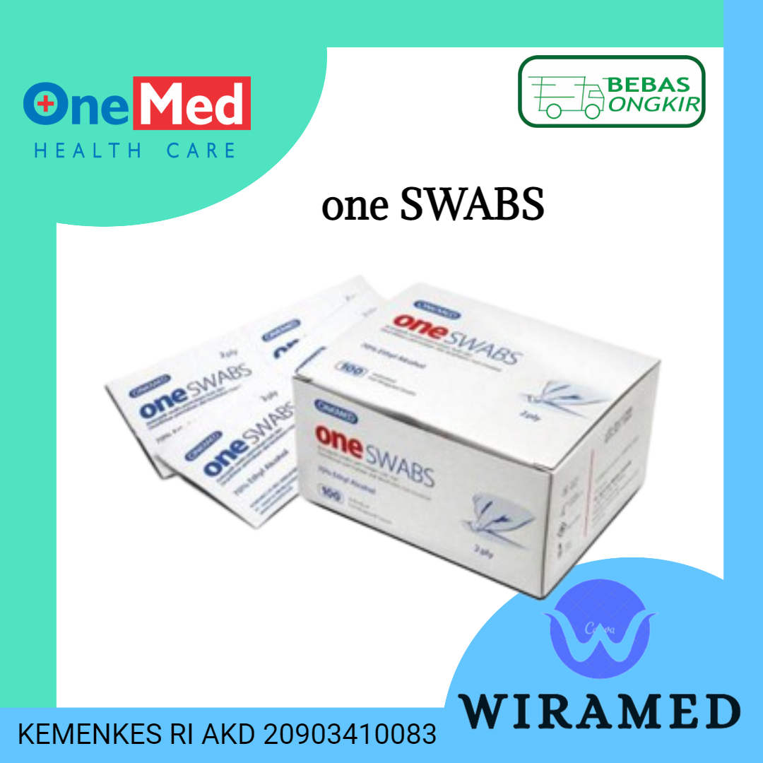 COD - One Swab Tissue Alkohol Alcohol Onemed Swab Kapas Alkohol Oneswab ...