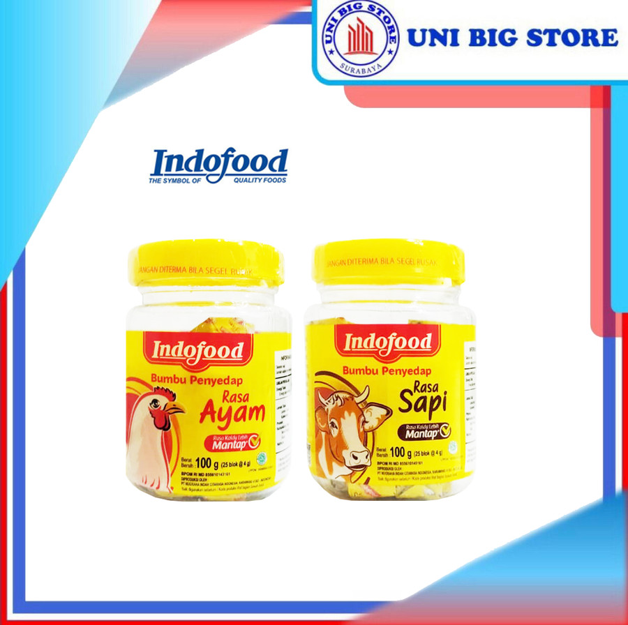 Indofood Bumbu Kaldu Ayam Chicken - Beef Sapi Cube Blok 100 gr | Lazada ...
