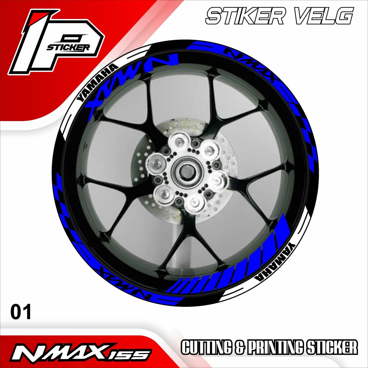 Sticker Velg NMAX 155 - Sticker Velg Variasi List Yamaha NMAX 155.01 ...