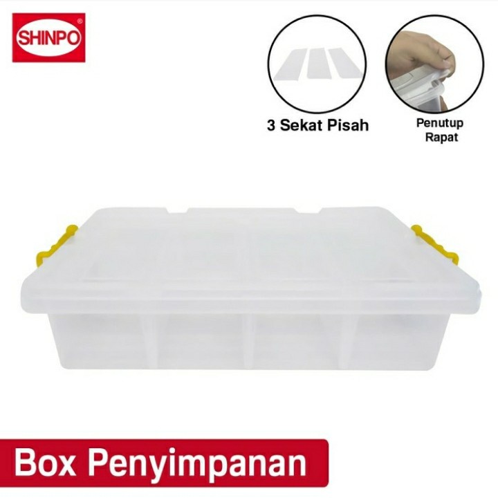 Conner box kotak penyimpanan sekat 4 shinpo patriot cb 19 liter ...