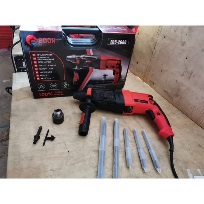 EDON ED5-2680 ROTARY HAMMER EDON DEMOLITION HAMMER EDON MADE IN JEPANG ...