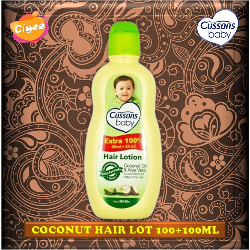 Ciyee.. Cu55ons Baby Hair Lotion 100ml+100ml & 50ml+50ml , 35ml+15ml ...