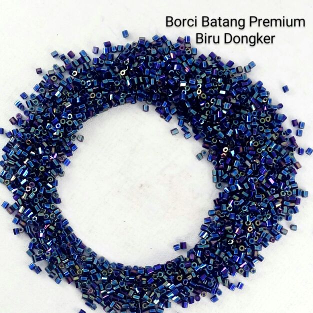 Majuyoo Borci Payet Batang Premium Biru Dongker Untuk Membuat Payet ...