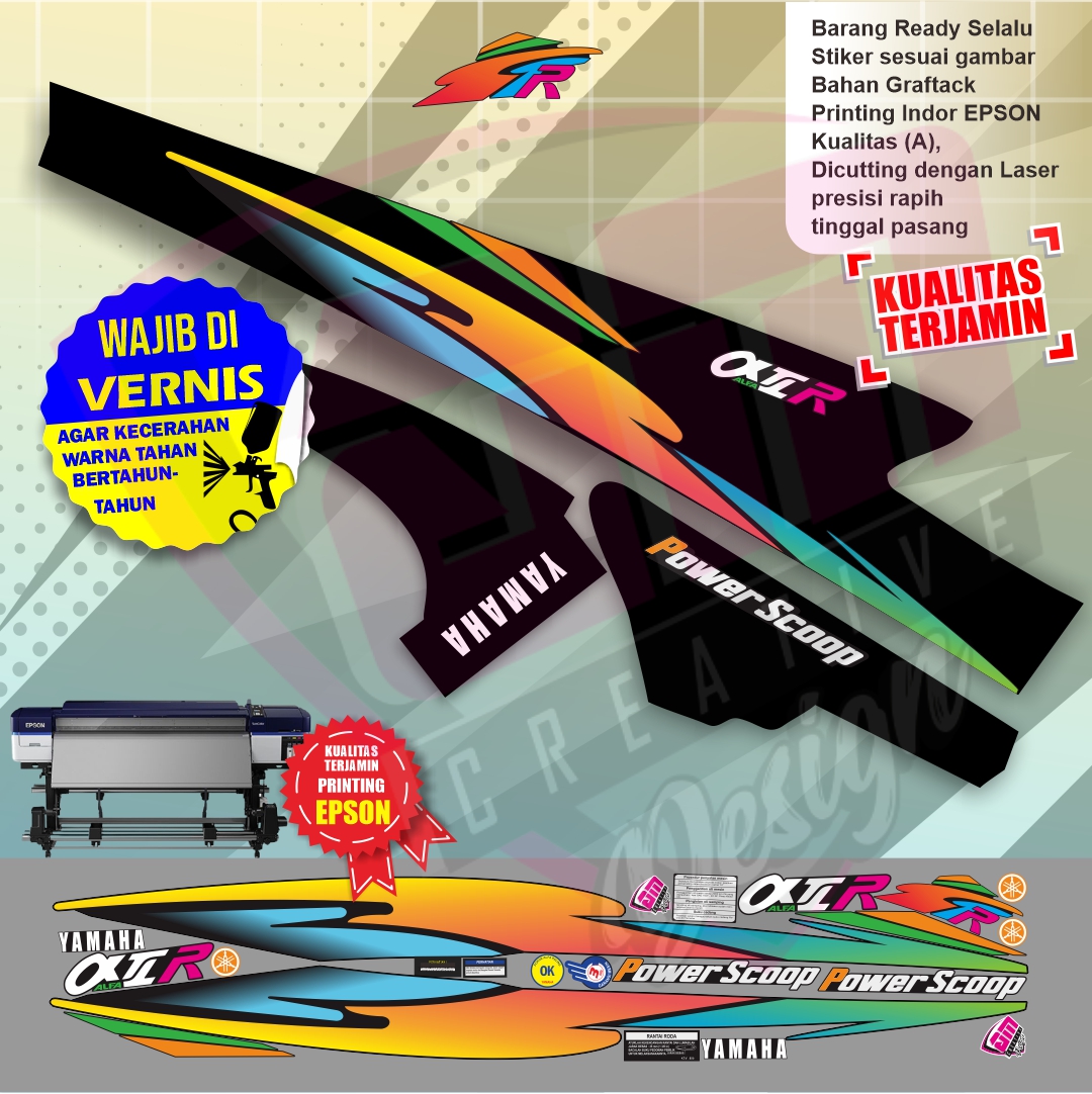 Striping Yamaha Alfa 96 strifing yamaha alfa setriping alfa yamaha ...