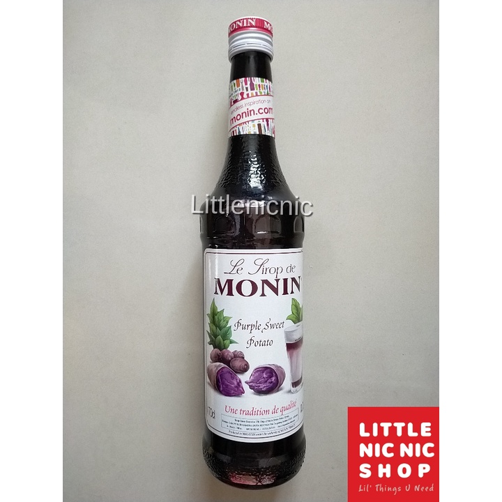 Sirup MONIN SYRUP Purple Sweet Potato 70 CL (700ml) | Lazada Indonesia