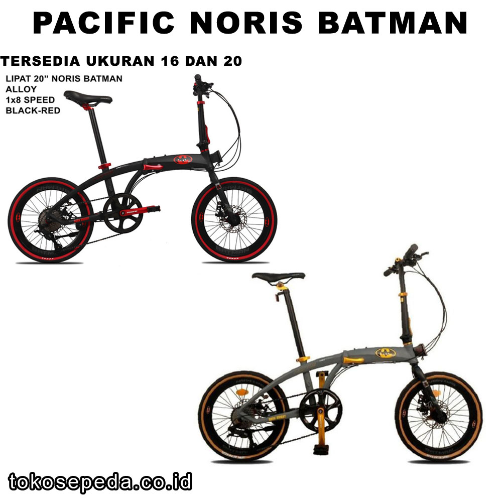 FREE GIFT SEPEDA LIPAT 20 PACIFIC NORIS BATMAN | Lazada Indonesia