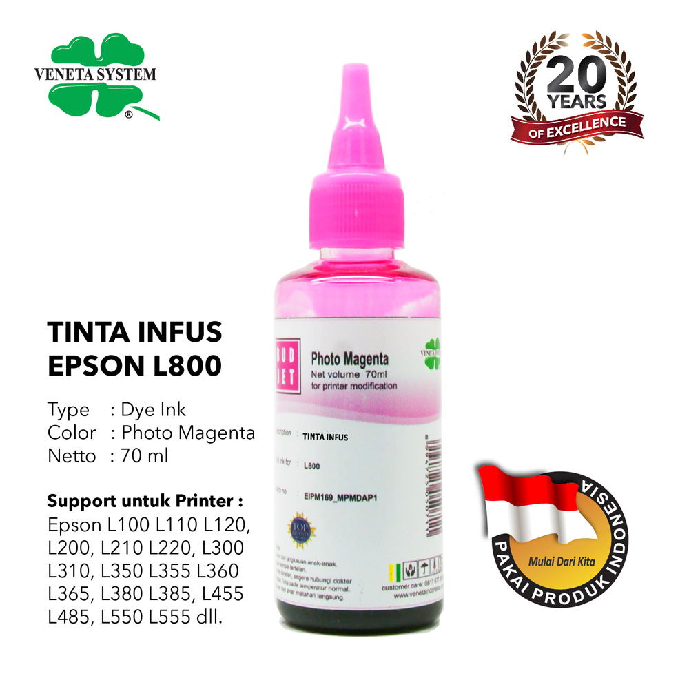 Tinta Ciss Refill Isi Ulang Printer Epson L100/L800 70 Ml | Lazada Indonesia