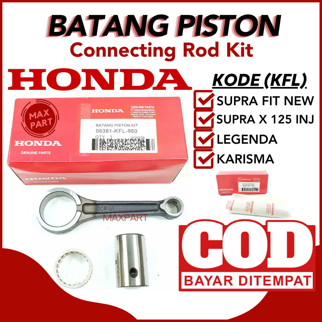STANG SEHER KFL KPH BATANG PISTON Rod Kit Connecting HONDA SUPRA FIT ...