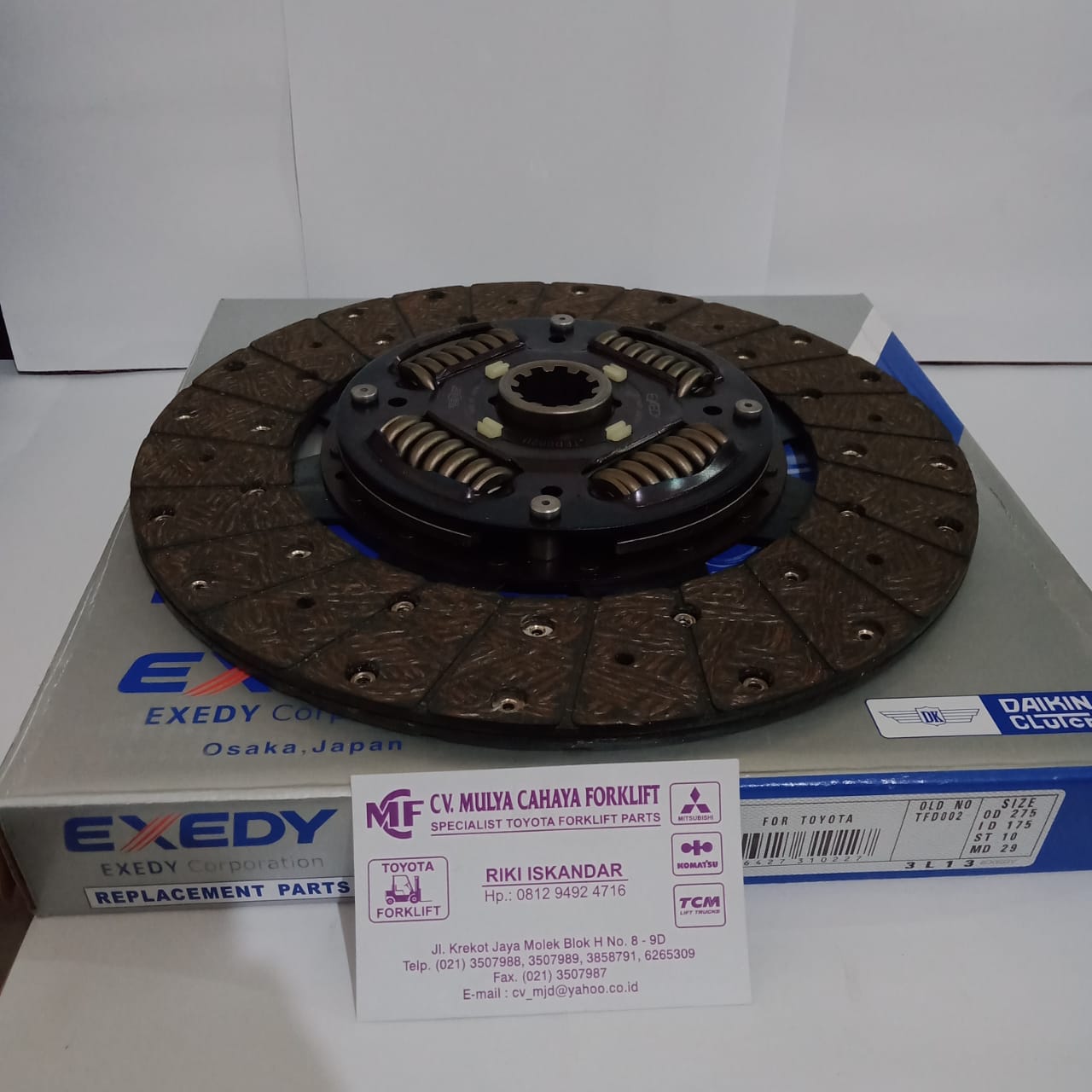 Disc Clutch | 31250-26600-71 | Forklift Toyota 5,6FD20/30 11 Inc, 10T ...